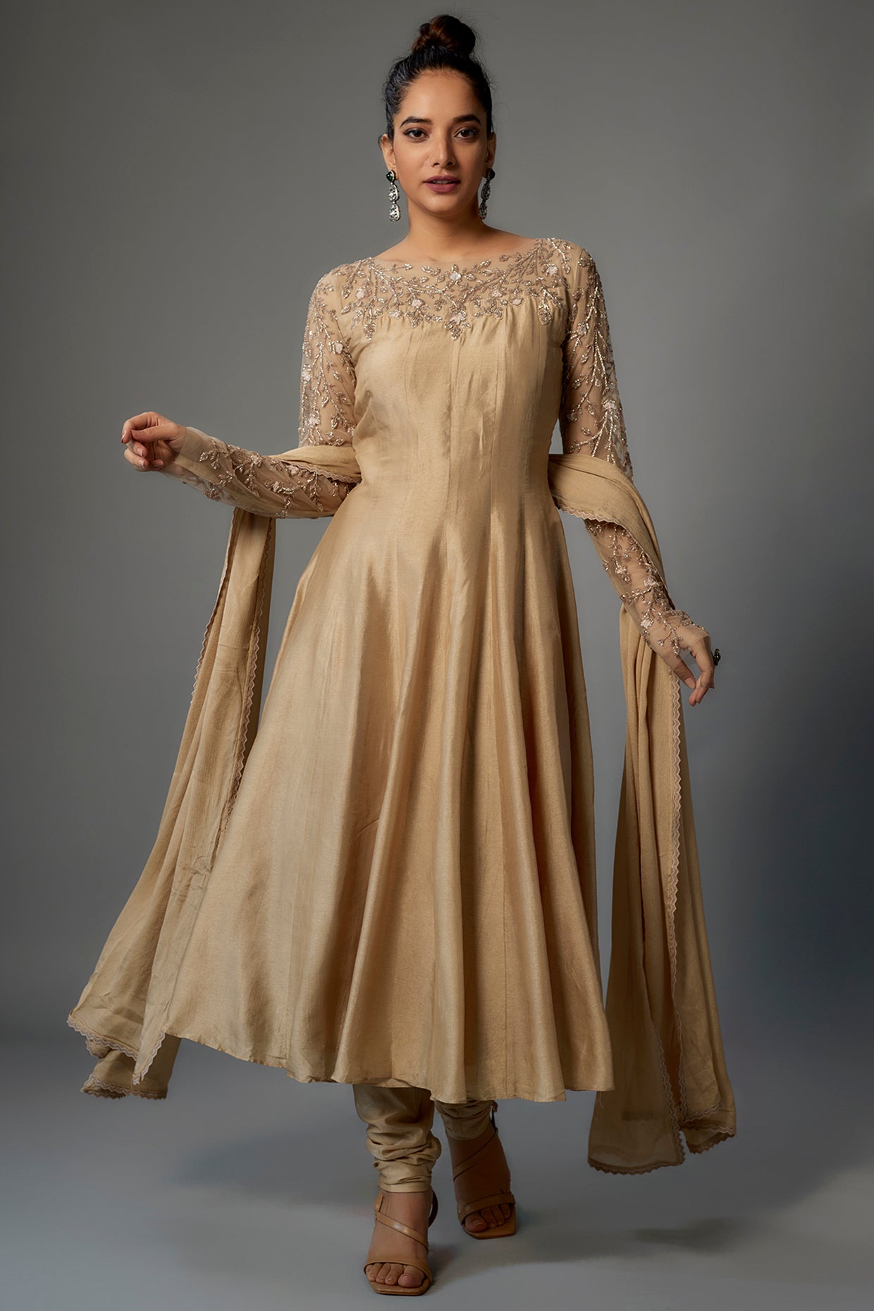 ROSEMARY SUIT - CHAMPAGNE GOLD – Fatiz